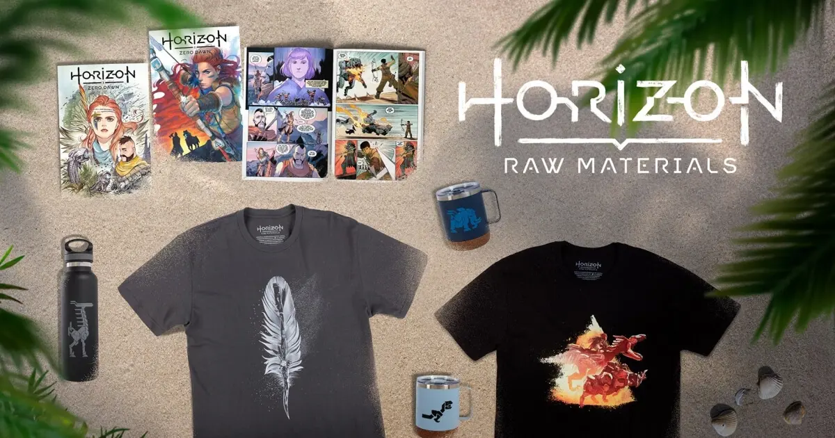 New Horizon Raw Materials Merch Drops Today - Guerrilla Games